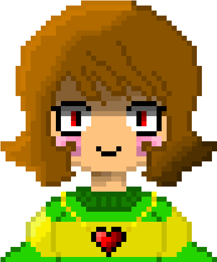 Chara - Undertale - Cartoon Clipart - Large Size Png Image - PikPng