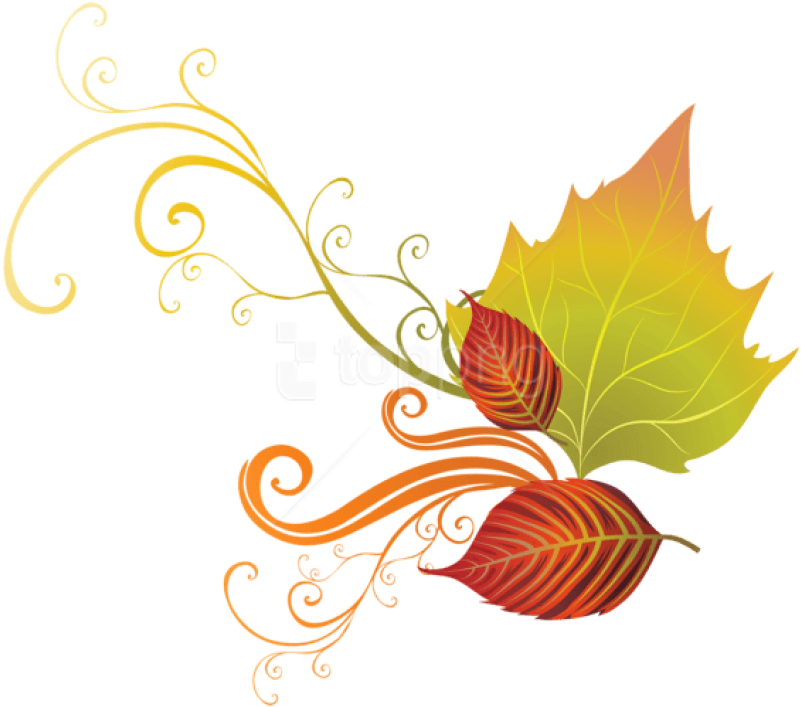 Free Png Download Fall Leaves Decor Clipart Png Photo - Autumn Corner ...
