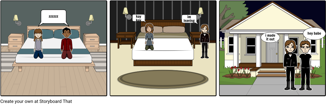 Sneaking Out At Midnight - Cartoon Clipart - Large Size Png Image - PikPng