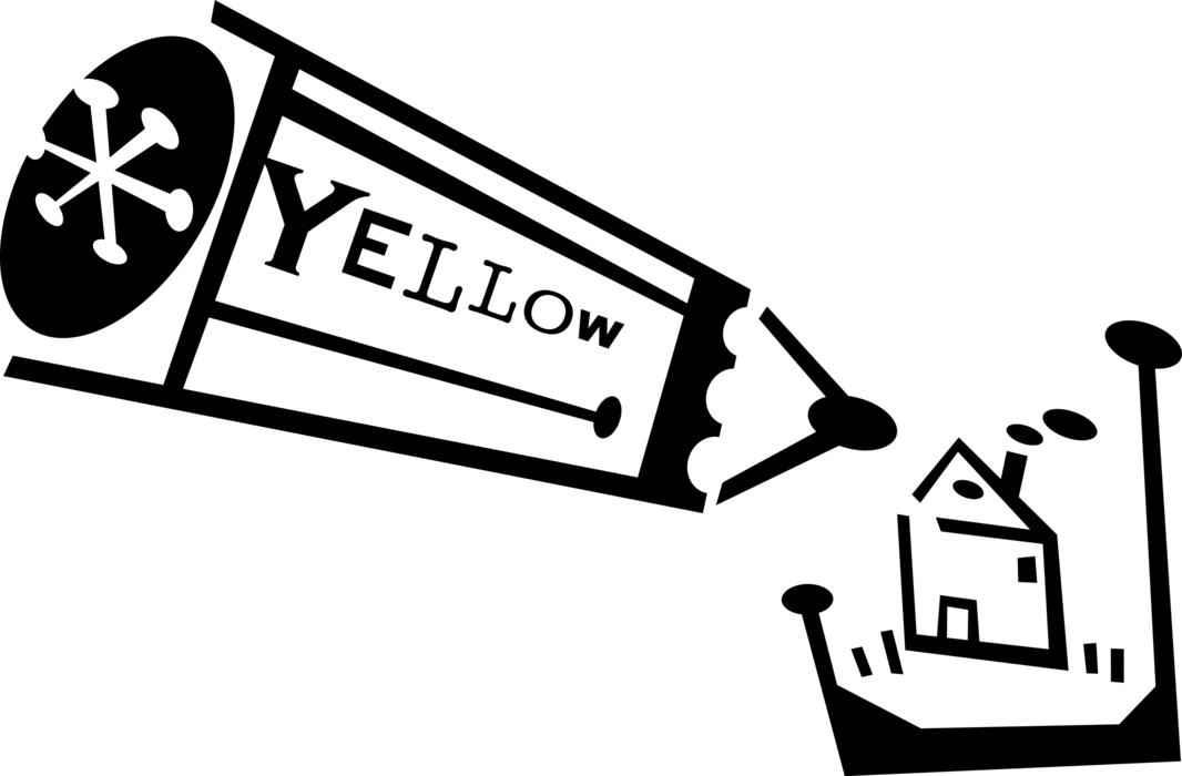 Vector Illustration Of Yellow Pencil Writing Instrument Clipart - Large ...