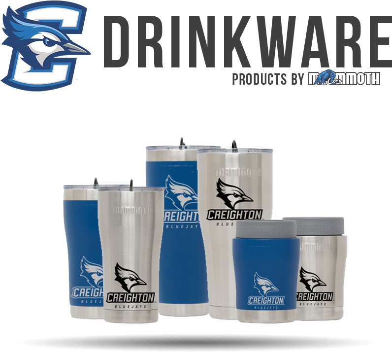 Officially Licensed Creighton University Drinkware - Creighton Bluejays ...