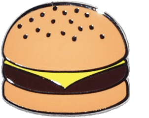 Burger Pin Png Clipart - Large Size Png Image - PikPng
