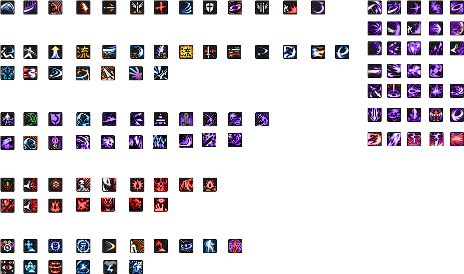 Skill Icon Png , Png Download - Dfo Colored Skill Icons Clipart - Large ...