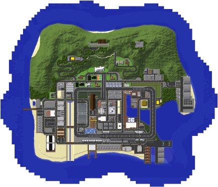 Map Of Pinewood City - Rejected Clipart - Large Size Png Image - PikPng