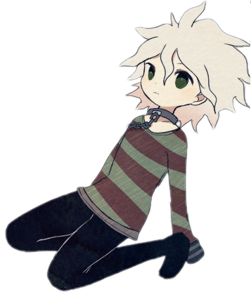 Nagito Sticker - Ultra Despair Girls Nagito Komaeda Clipart - Large ...