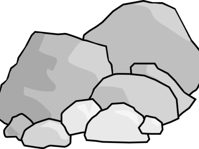 Rock Clipart Pile Rock - Rocks Clipart - Png Download - Large Size Png ...