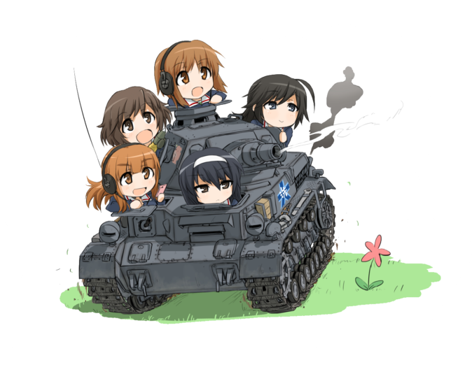 Girls Und Panzer , Png Download - Anime Girl Und Panzer Clipart - Large ...