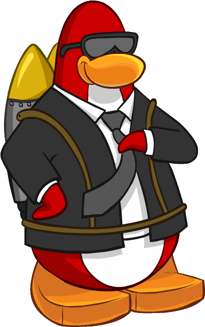 Club Penguin Jet Pack Guy Clipart - Large Size Png Image - PikPng