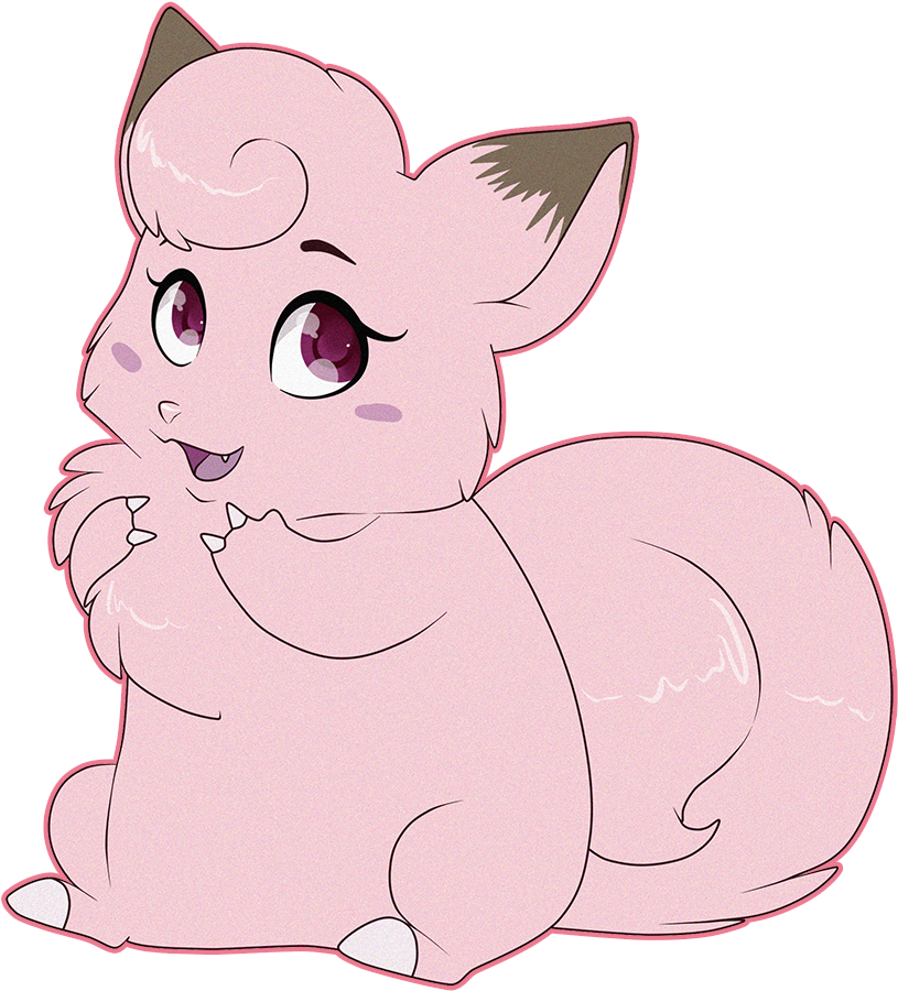Clefairy - Cartoon Clipart - Large Size Png Image - PikPng