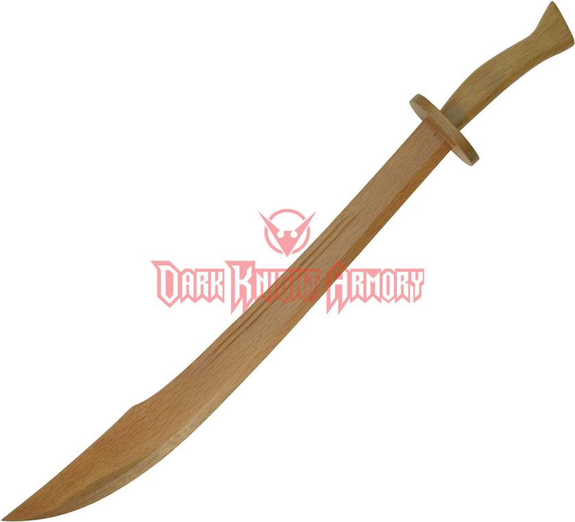Wooden Chinese Broadsword - Sword Clipart - Large Size Png Image - PikPng