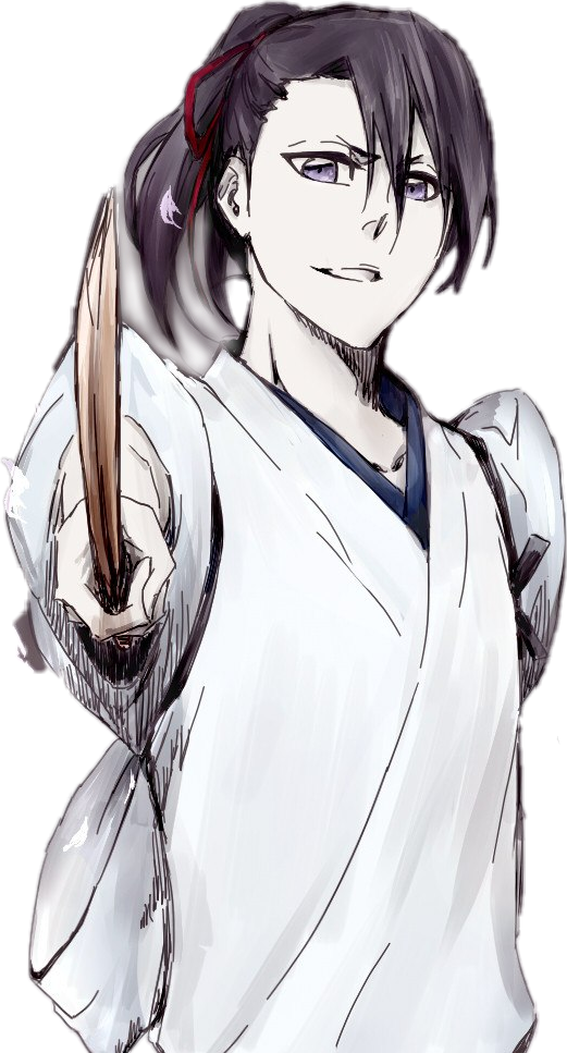 Download Byakuya Sticker - Cartoon Clipart Png Download - PikPng