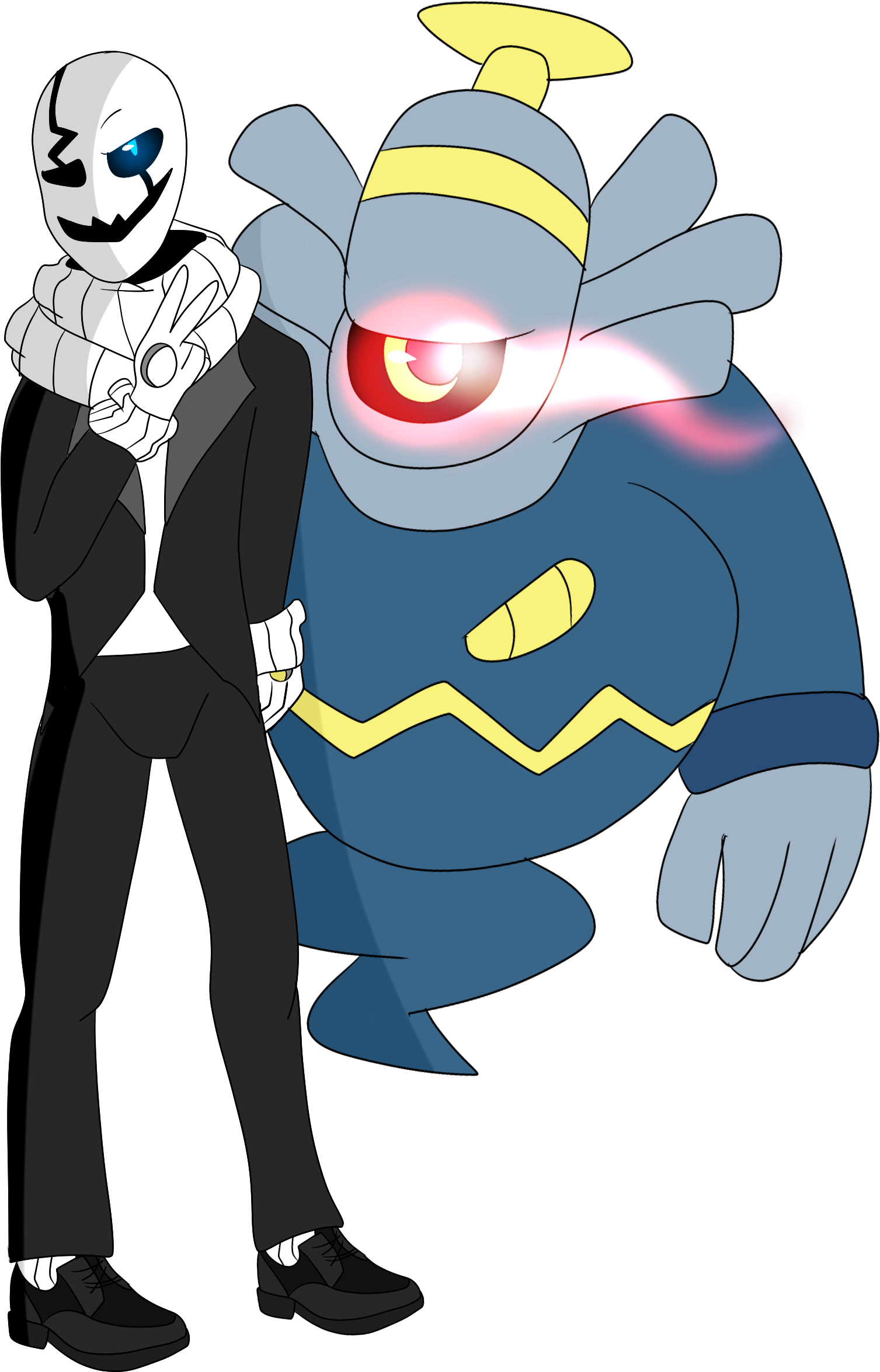 Gaster - Cartoon Clipart - Large Size Png Image - PikPng