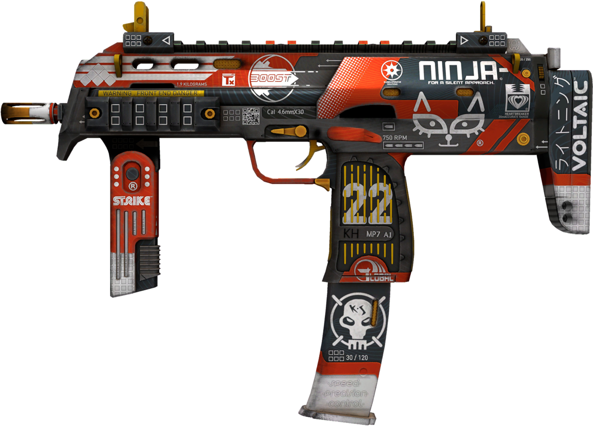 Mp7 - Bloodsport - Csgo Mp7 Bloodsport Clipart - Large Size Png Image ...