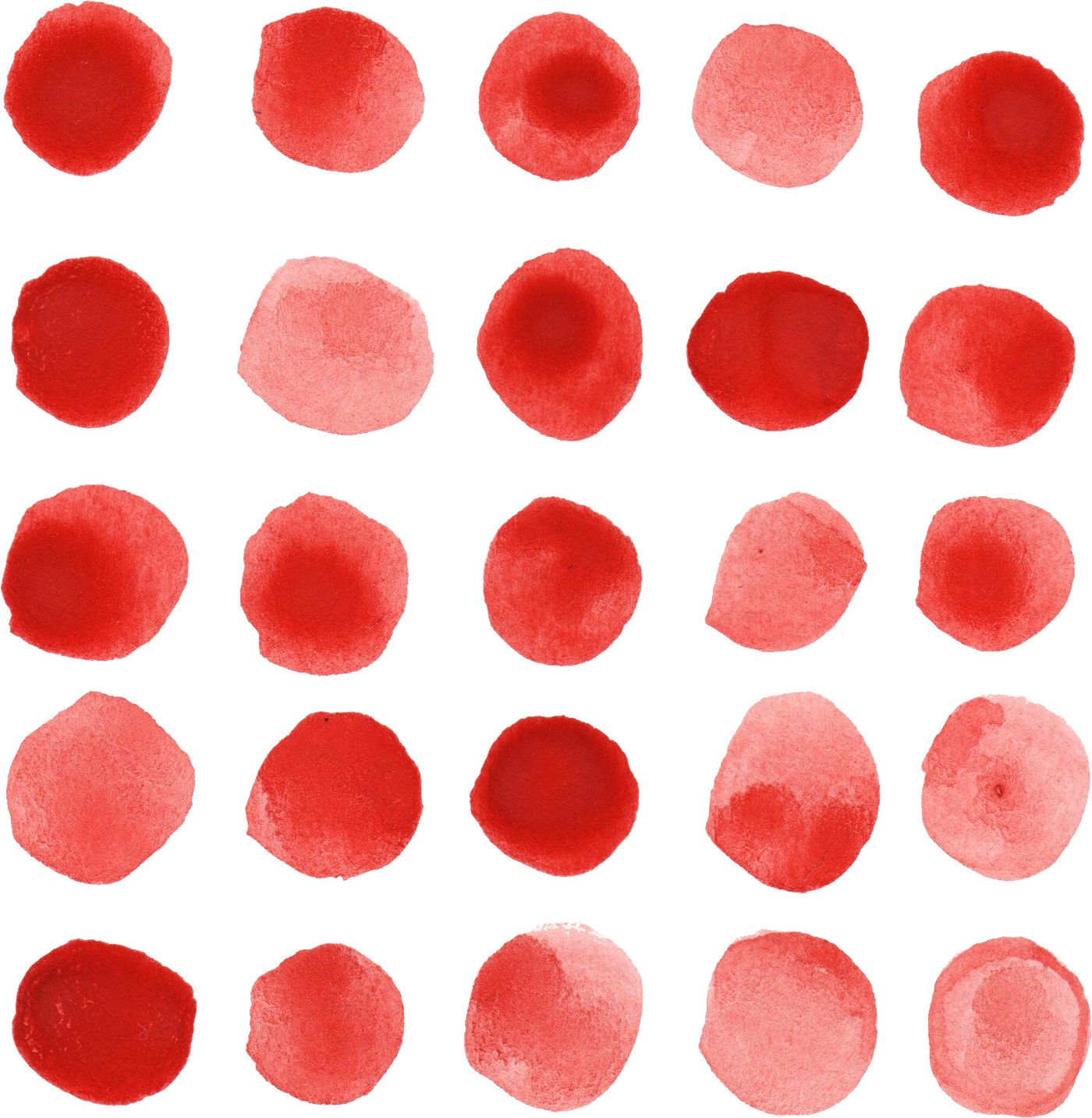 Free Download - Watercolor Red Dots Png Clipart - Large Size Png Image ...