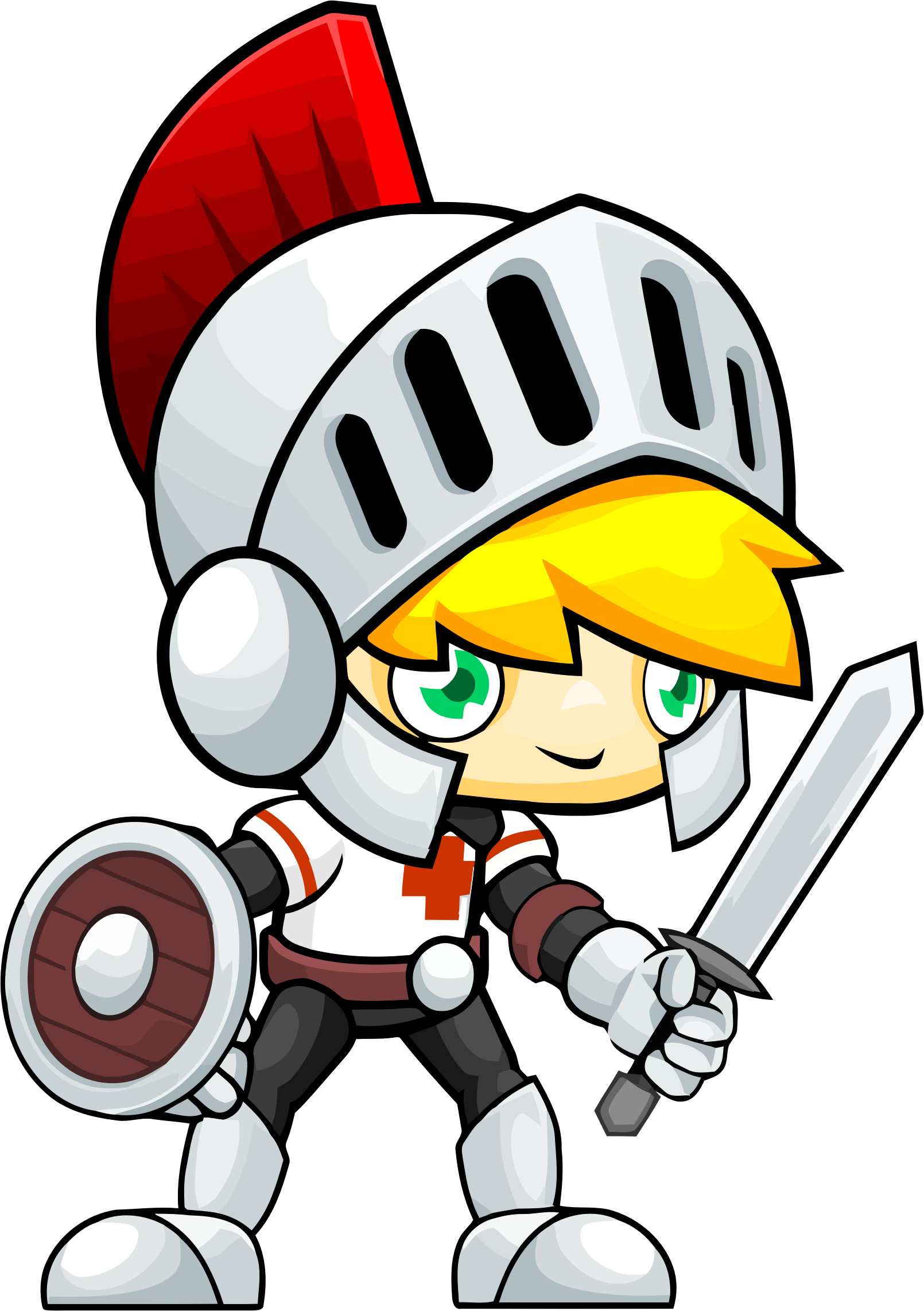 Knight Clipart Kid Png - 2d Sprite Knight Png Transparent Png - Large ...