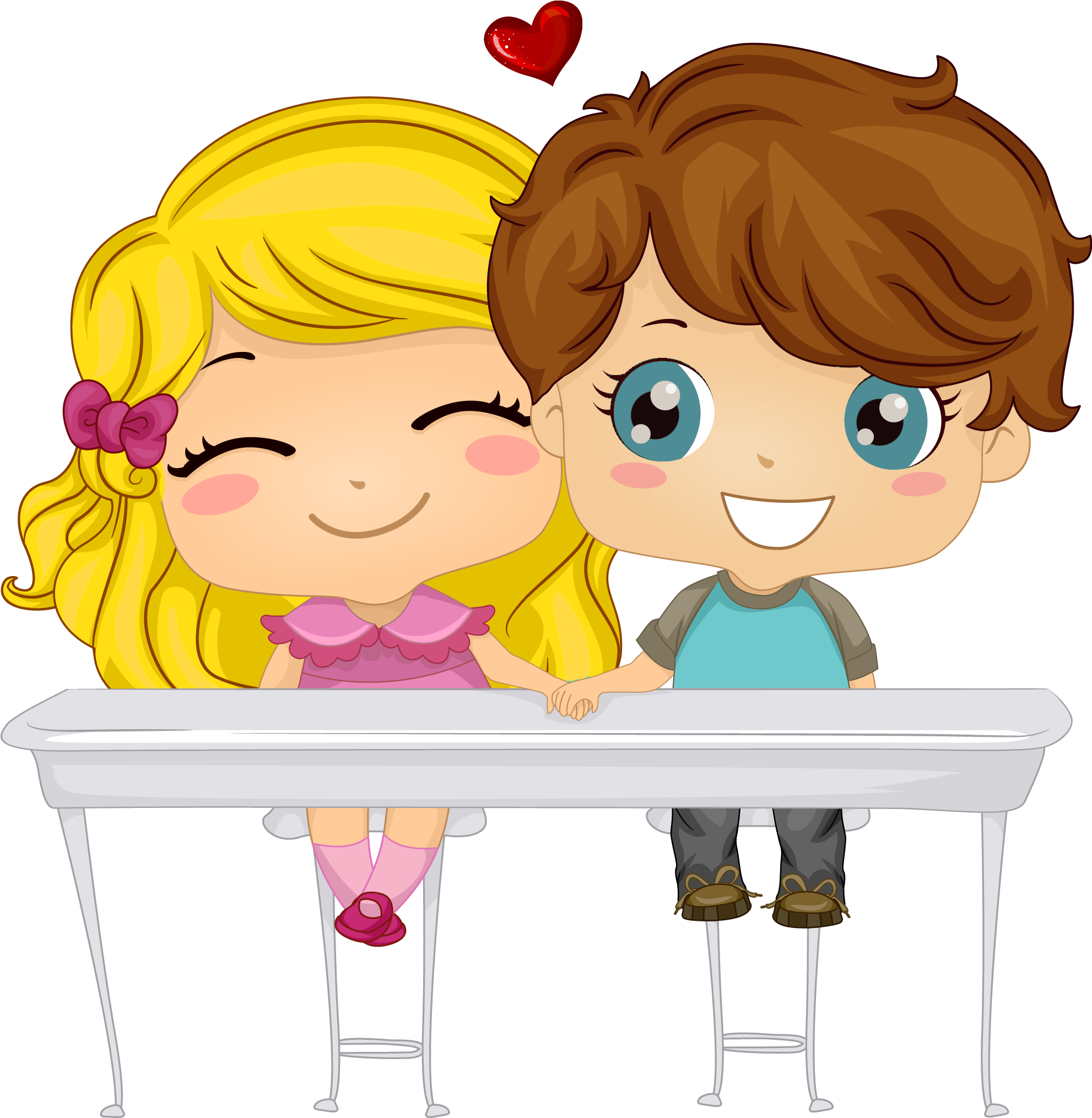 Cute Valentine Kids Png Clipart Picture - Cute Kids Clipart Transparent ...