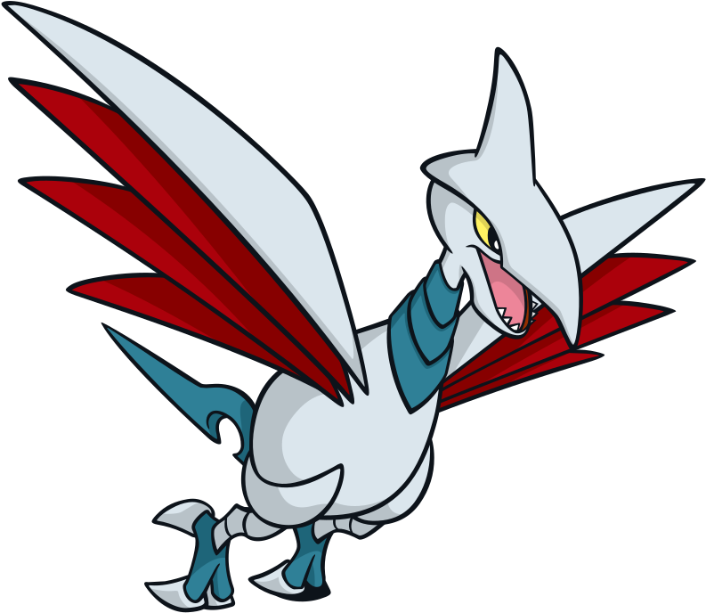 Skarmory Global Link Artwork - Steel And Flying Pokemon Clipart - Large ...
