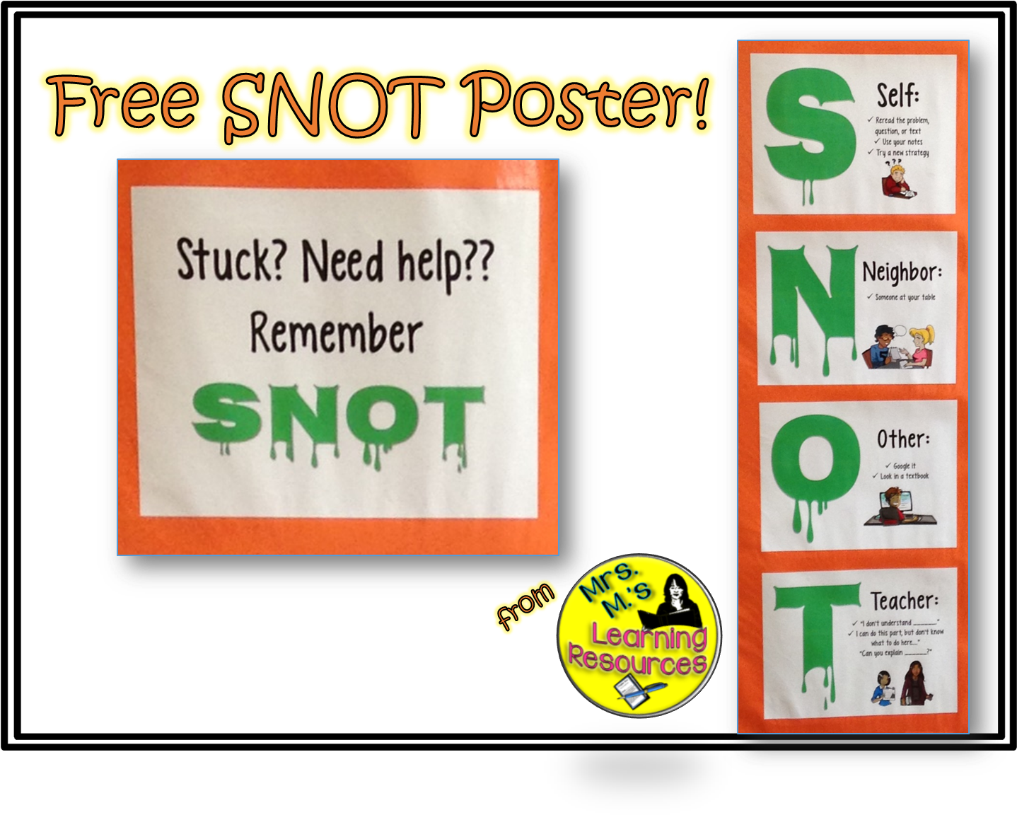 Teach Students How To Ask For Help Using Snot Clipart Large Size Png