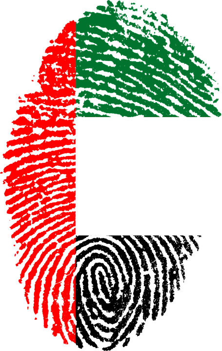United Arab Emirates Flag Fingerprint Country Pride - Uae Flag ...