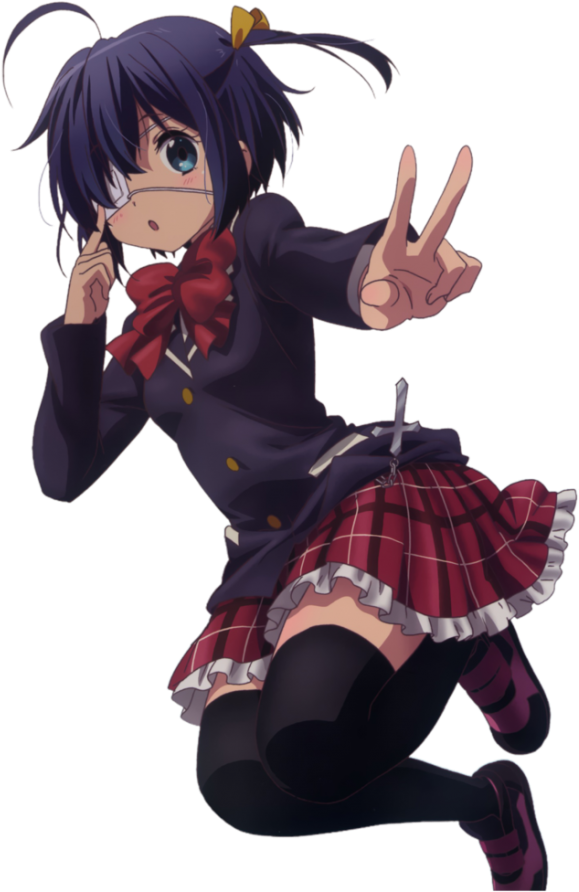 Rikka Takanashi Png - Rikka Render Clipart - Large Size Png Image - PikPng