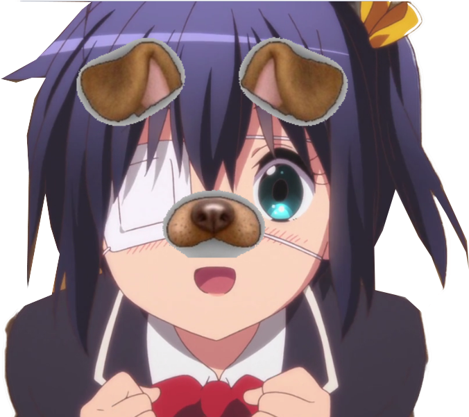 Sticker Kikoojap Chuunibyou Rikka Chien - Wicked Lord Shingan Clipart ...