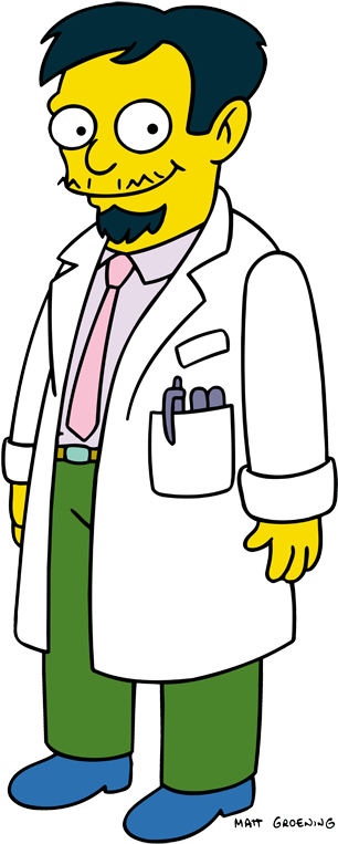 Doctor De Los Simpsons Clipart - Large Size Png Image - PikPng