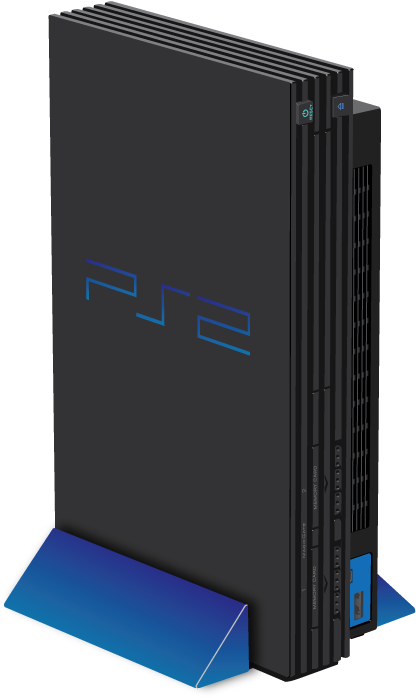 Sony Playstation - Vertical Stand Ps2 Fat Clipart - Large Size Png ...