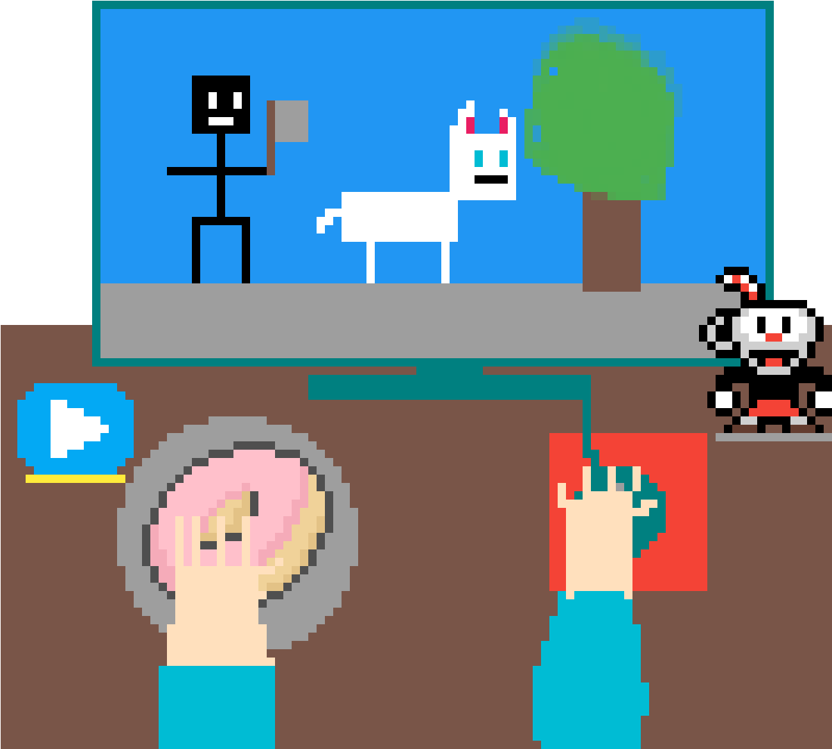 My Computer - Cartoon Clipart - Large Size Png Image - PikPng