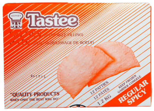 Tastee Spicy Beef Patty-frozen - Tasty Beef Patties Clipart - Large ...