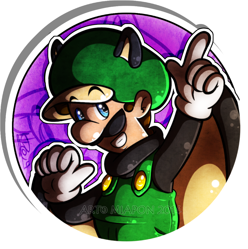 Flying Squirrel Luigi - Cartoon Clipart - Large Size Png Image - PikPng