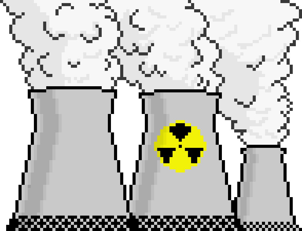 Nuclear Power Plant - Nuclear Power Plant Transparent Clipart - Large ...