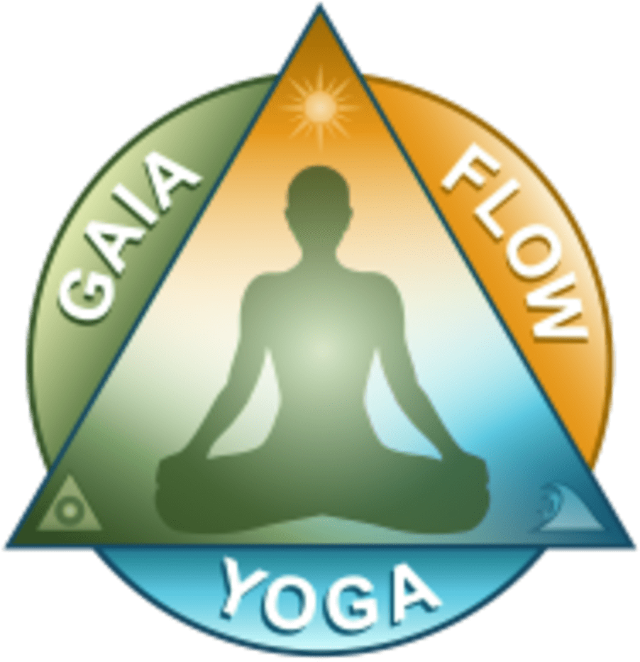 Gaia Flow Yoga Logo Clipart - Large Size Png Image - PikPng