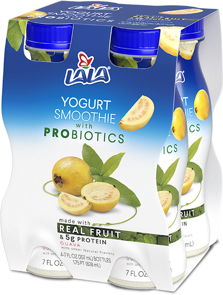 Guava Lala® Yogurt Smoothie - Smoothie Clipart - Large Size Png Image ...