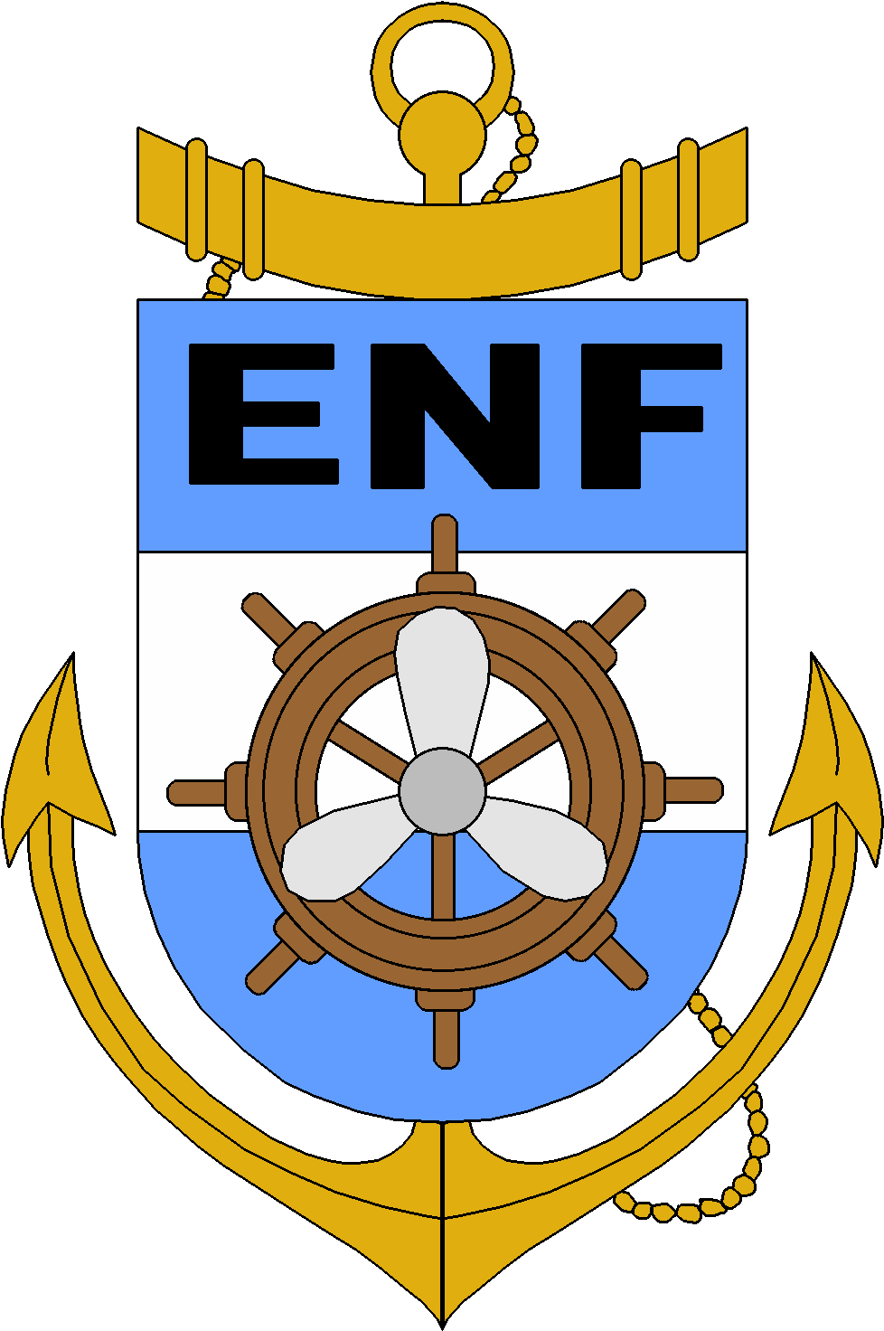 Escuela Nacional Fluvial Emblem - Escuela Nacional Fluvial Clipart ...