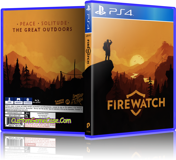 Sony Playstation 4 Ps4 - Firewatch Cover Clipart - Large Size Png Image ...