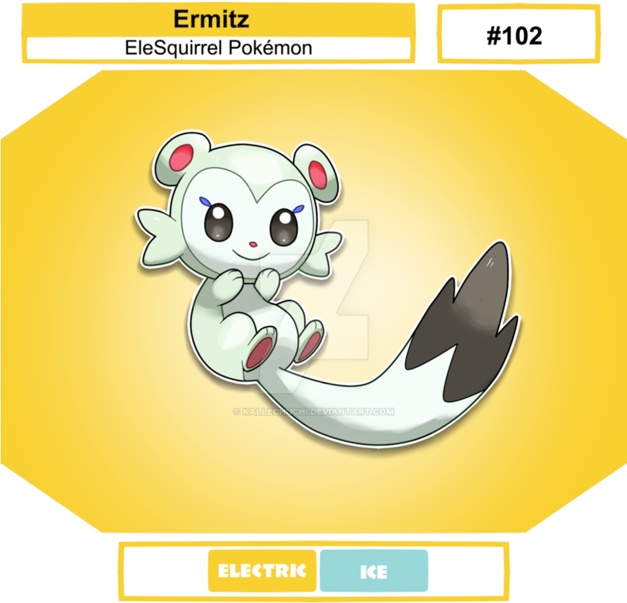 321kib, 894x894, 102 Ermitz By Kallechuchi-datxpr7 - Pokemon Cosmos And ...