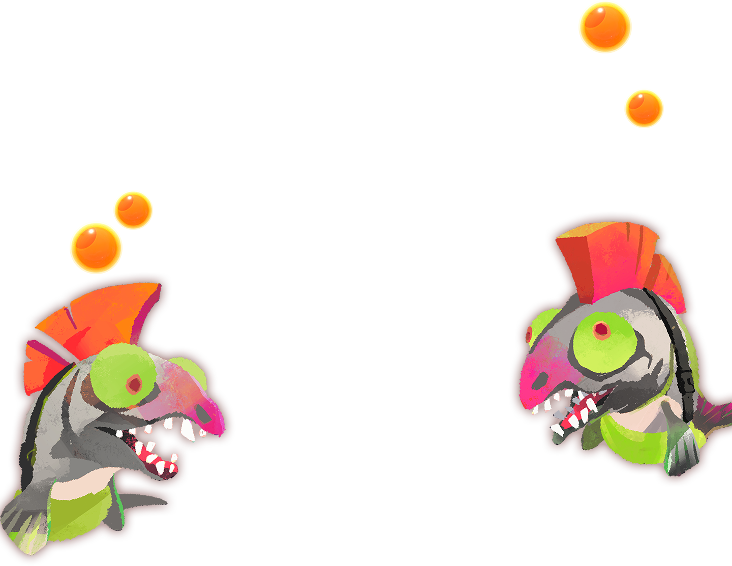 スプラトゥーン2 - Splatoon 2 Salmons Clipart - Large Size Png Image - PikPng