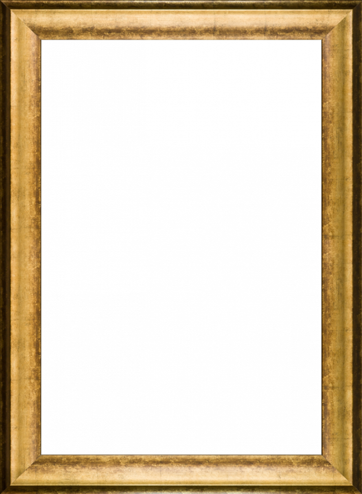 Athenian Gold King Frame - Golden Photo Frame Clipart - Large Size Png ...