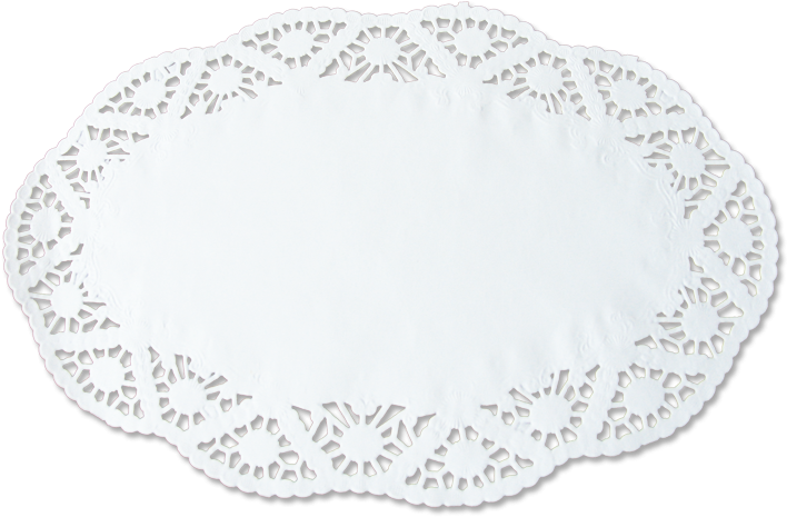 Doyleys Oval Shape - Doily Clipart - Large Size Png Image - PikPng