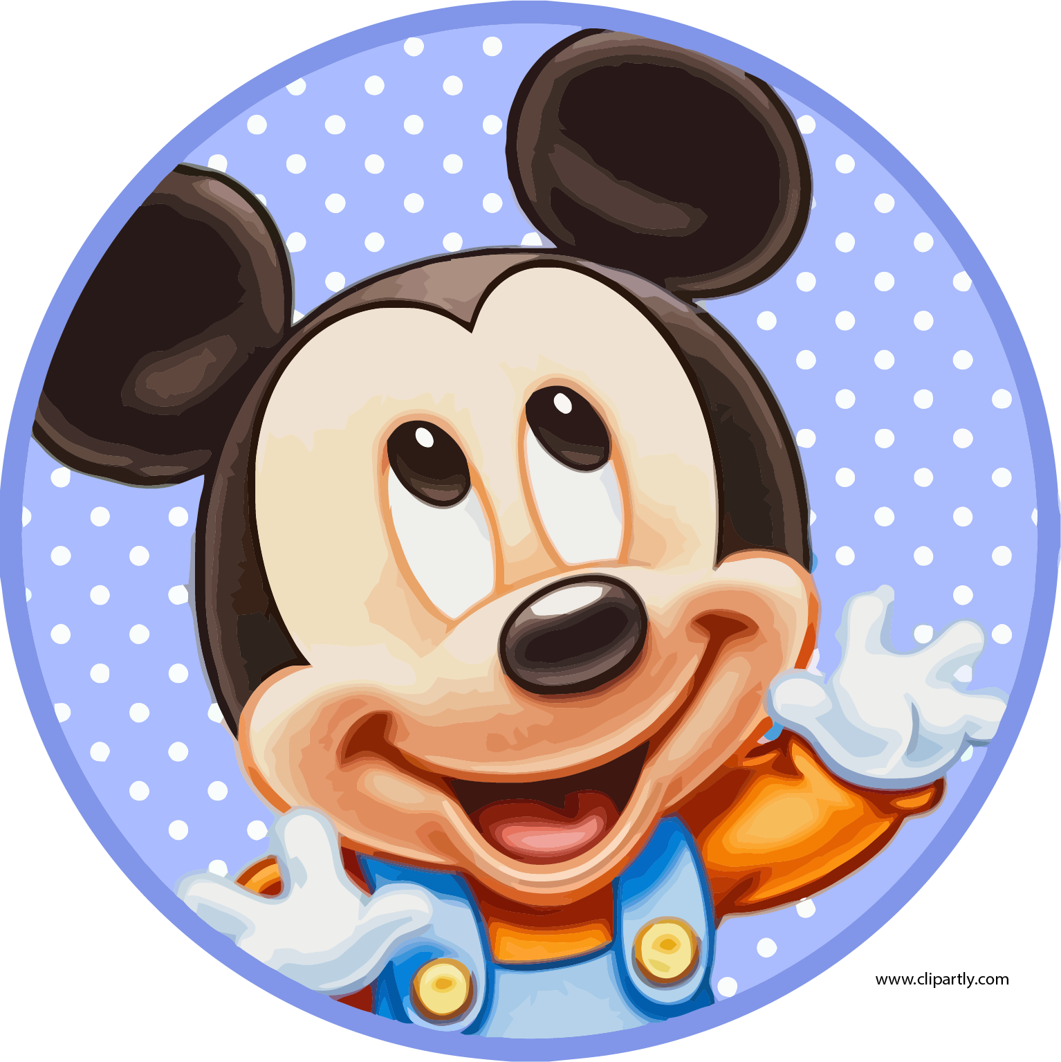 Pale Blue Mickey Clipart Png - Mickey Mouse Bebe Transparent Png ...