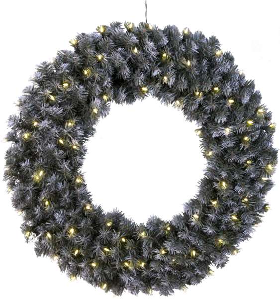 Julkrans Med Belysning Clipart - Large Size Png Image - PikPng