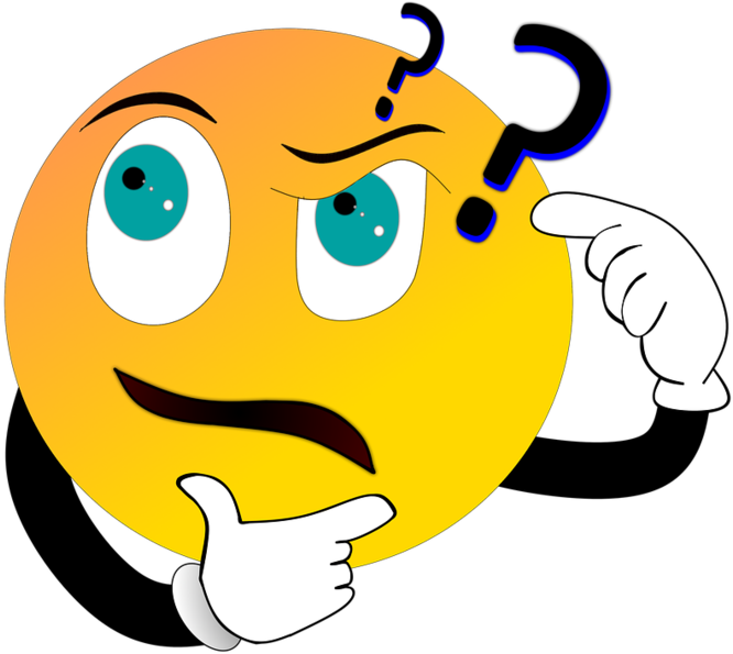 Question Emoji - Emoji Question Clipart - Large Size Png Image - PikPng