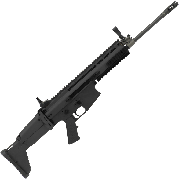 Fn Scar 17s - Scar Rifle Clipart - Large Size Png Image - PikPng