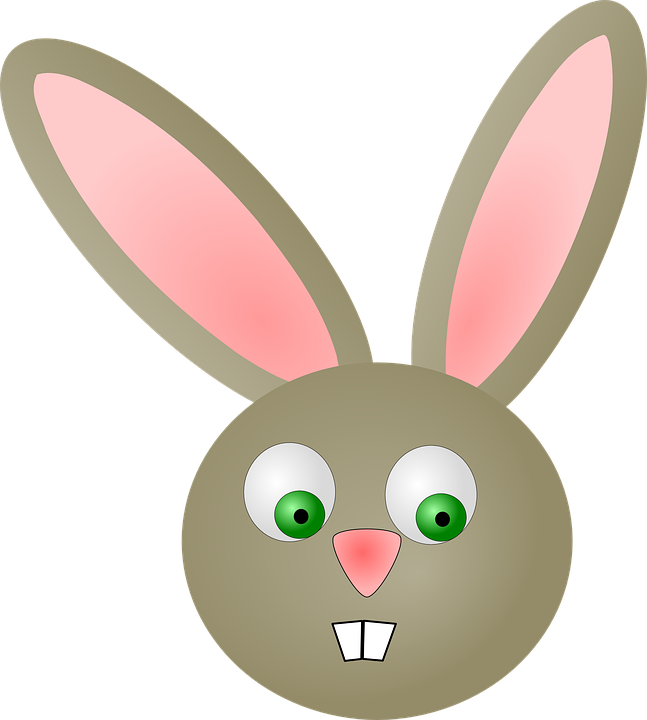 Easter Bunny Head Png - Rabbit Head Clip Art Transparent Png - Large ...