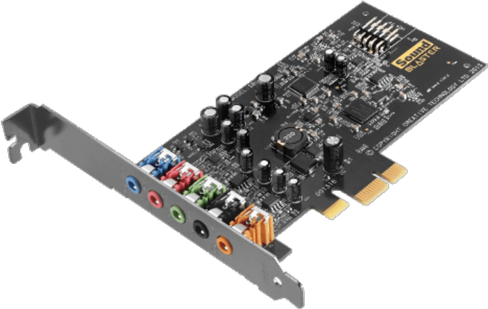 Tarjeta De Sonido Png - Pci Express Sound Card Clipart - Large Size Png ...