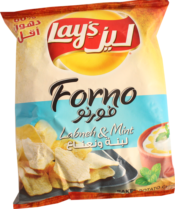 Lays Forno Labneh And Mint 43g - Lays Forno Clipart - Large Size Png ...