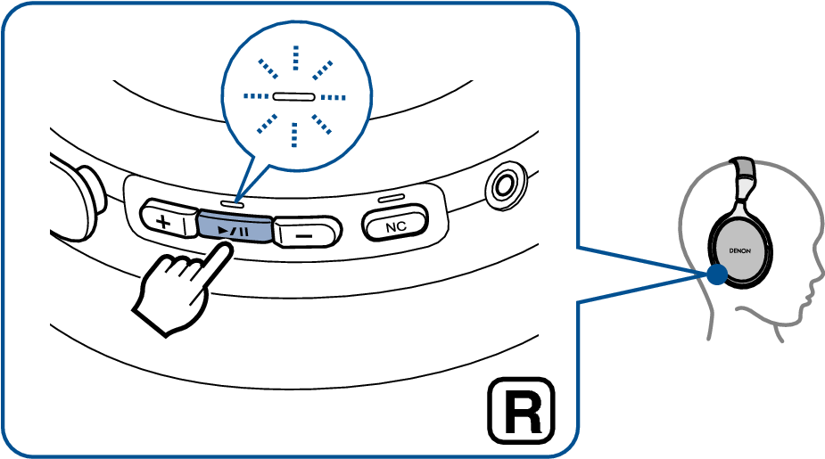 Download Ope Play Pause Gc30 - Bluetooth Clipart Png Download - PikPng