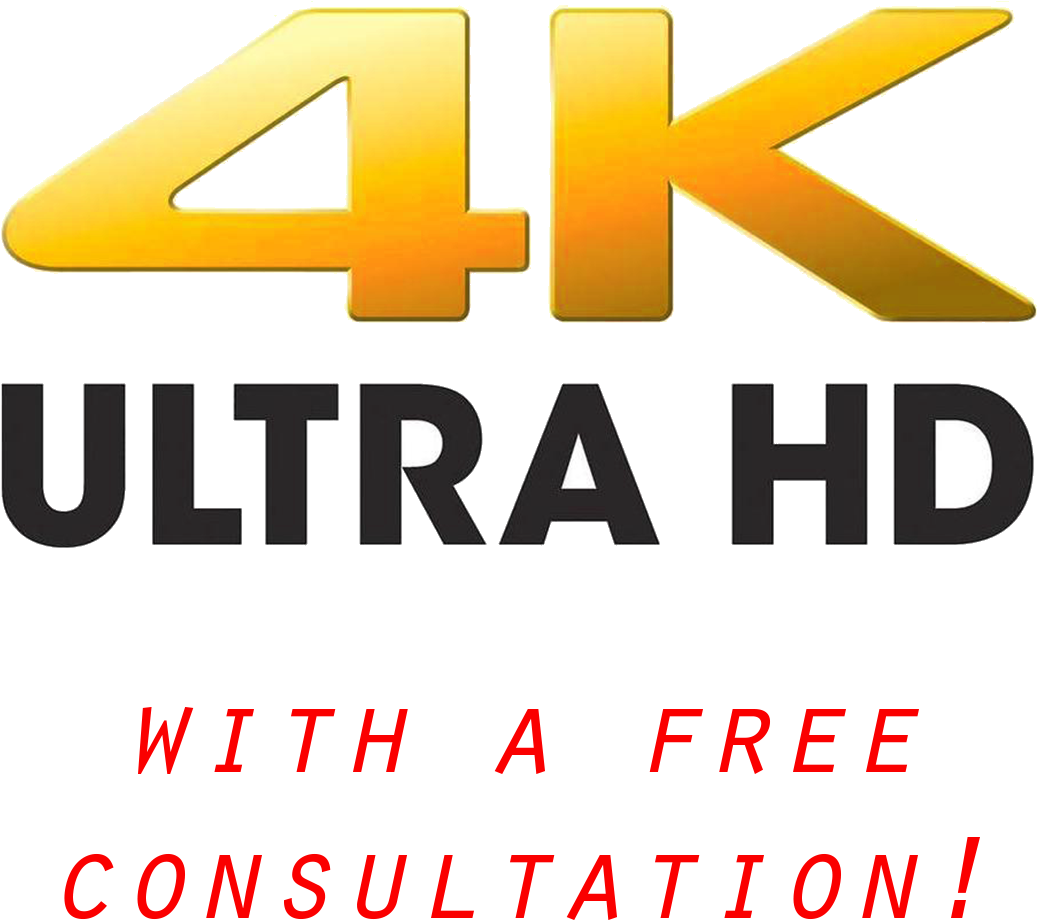 4k Video Logo Png - 4k Resolution Clipart - Large Size Png Image - PikPng