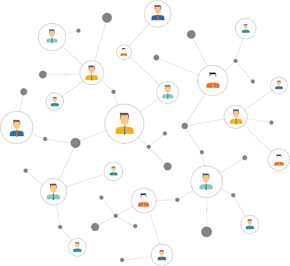 Connected People Png Transparent Clipart - Large Size Png Image - PikPng