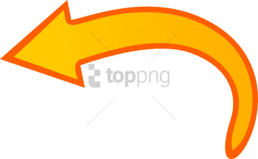 Download Curved Arrow Pointing Left Png Image With Transparent - Curved ...